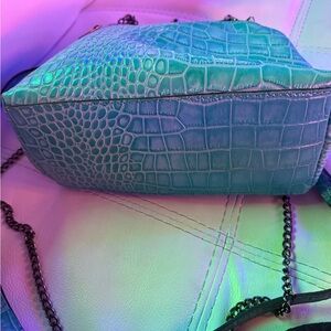 Patricia Nash | Bags | Patricia Nash Novella In Aqua Croc | Poshmark